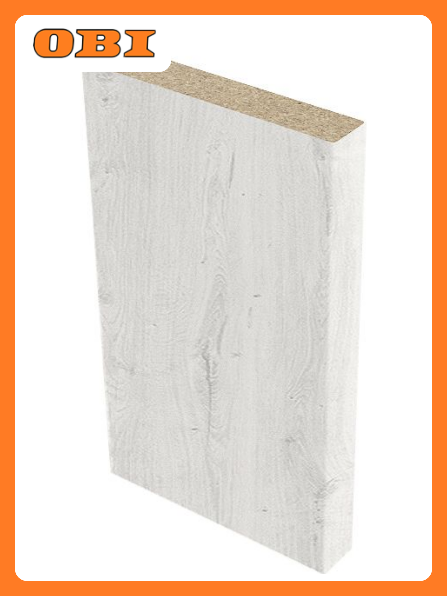 Наличник ELDORF "Санторини", ПВХ, МДФ, белый, прямой, 70x8 см