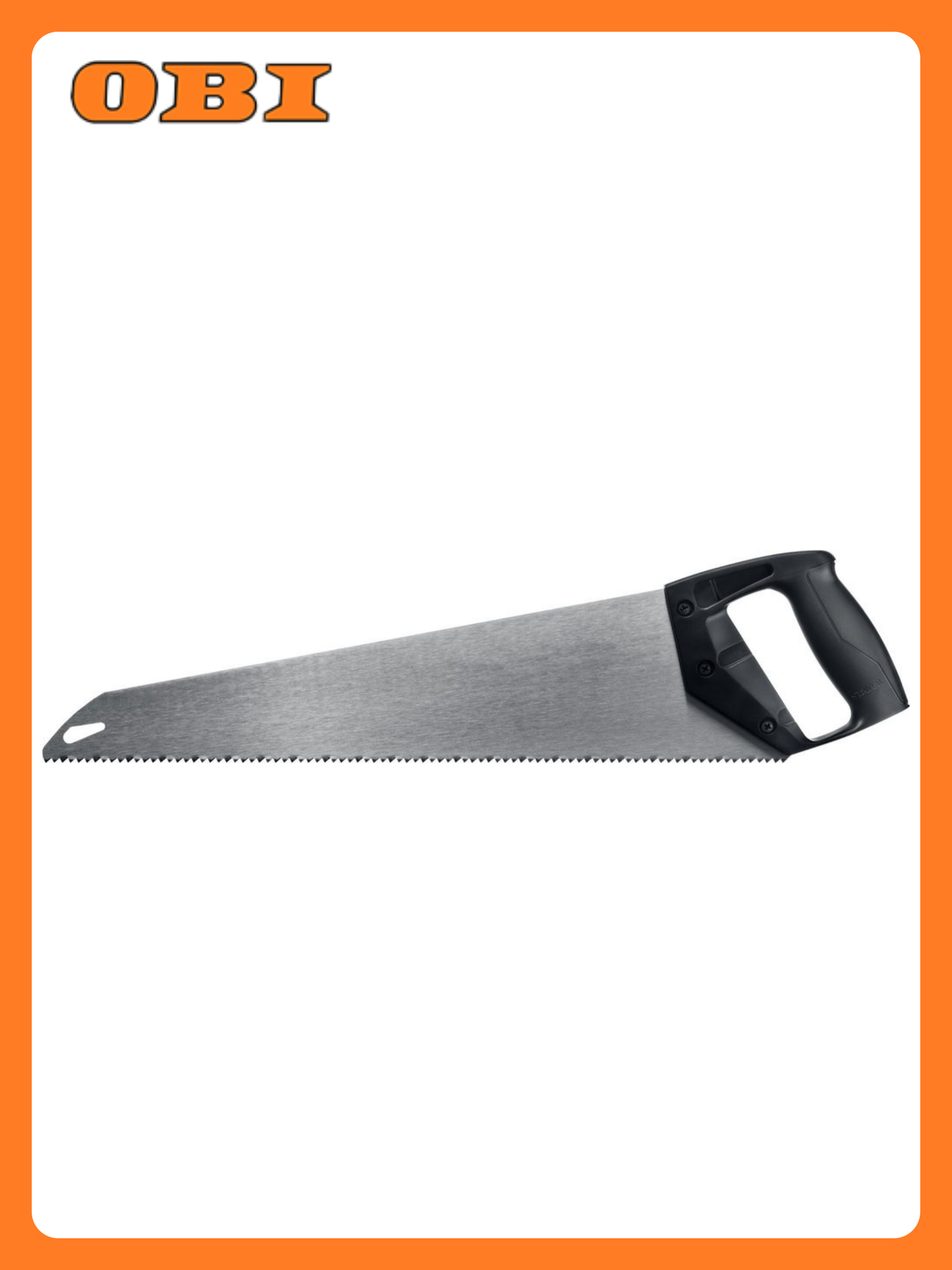 Ножовка STAYER, 450мм, 5TPI, закаленные зубья, тефлоновое покрытие, черная