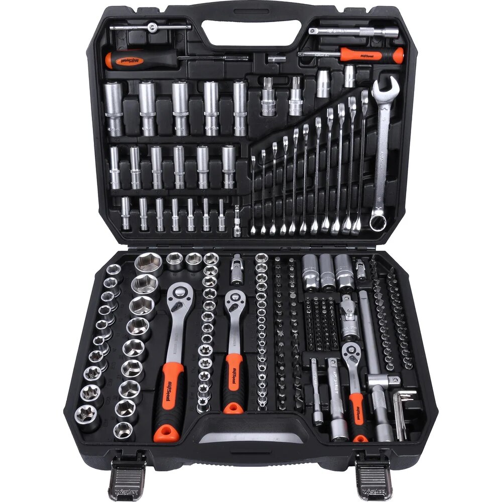 Профессиональный набор инструментов 219 предметов AV Steel AV-011219, предметов)Полный