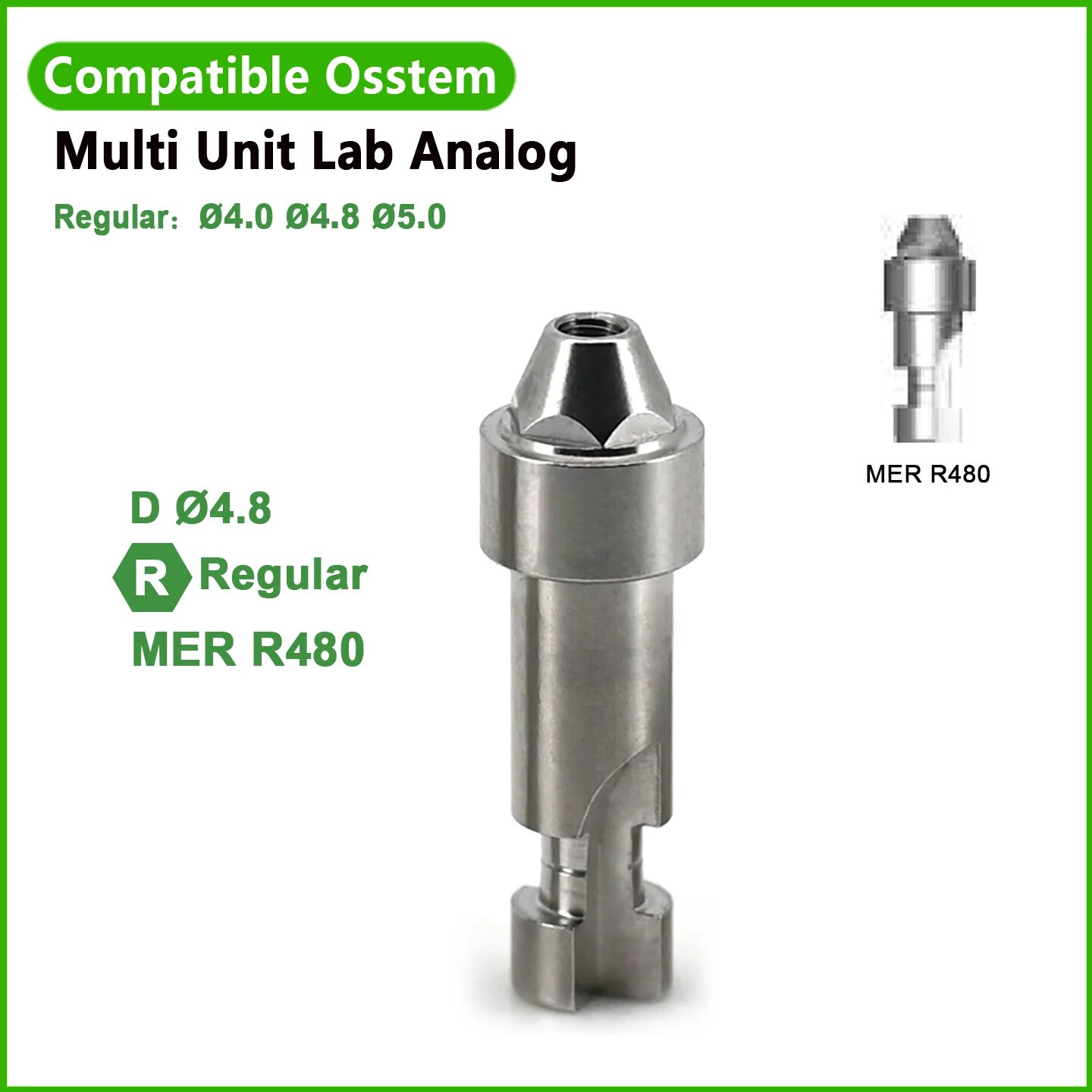 Osstem Multi Unit Analog & Esthetic-low Lab Analog MER R480