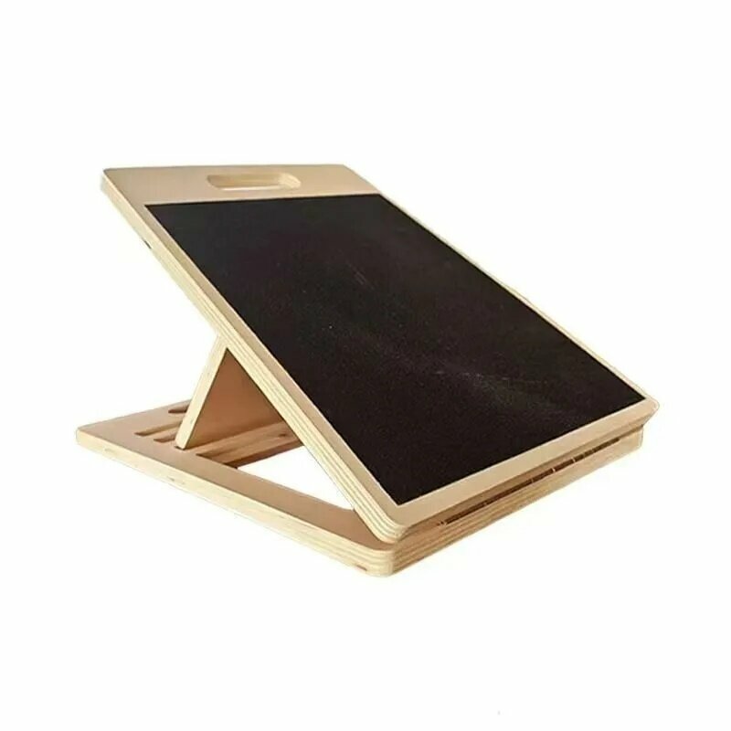 Степ платформа для занятий, Переносная деревянная наклонная доска голень, приседание