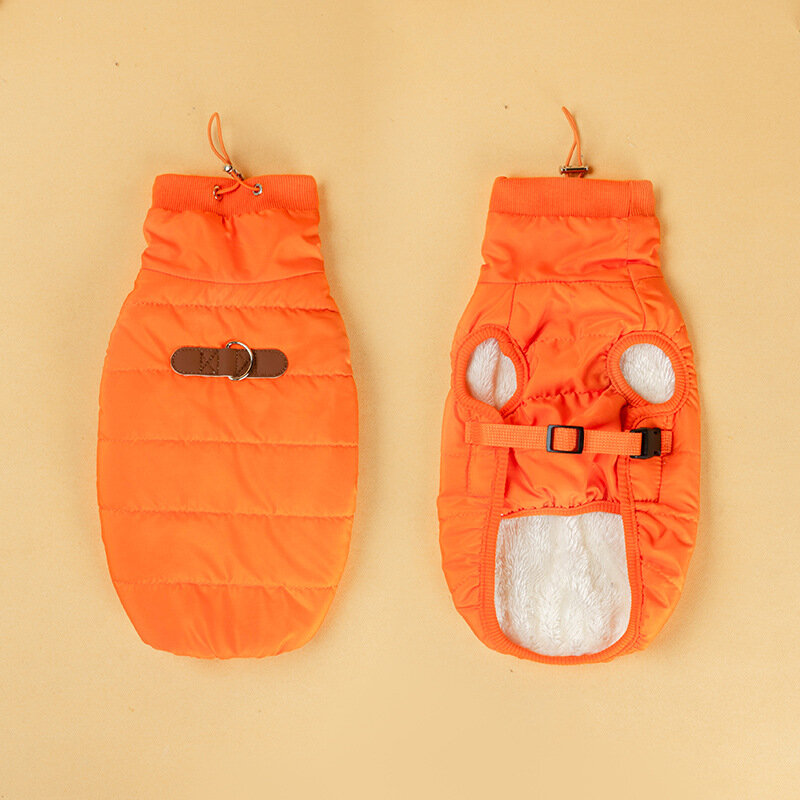 Производитель оптовых модных зимних собачьих вещей, хлопковая куртка, поводок для шнауцера, прогулочный пальто, стильная и теплая одежда для собак