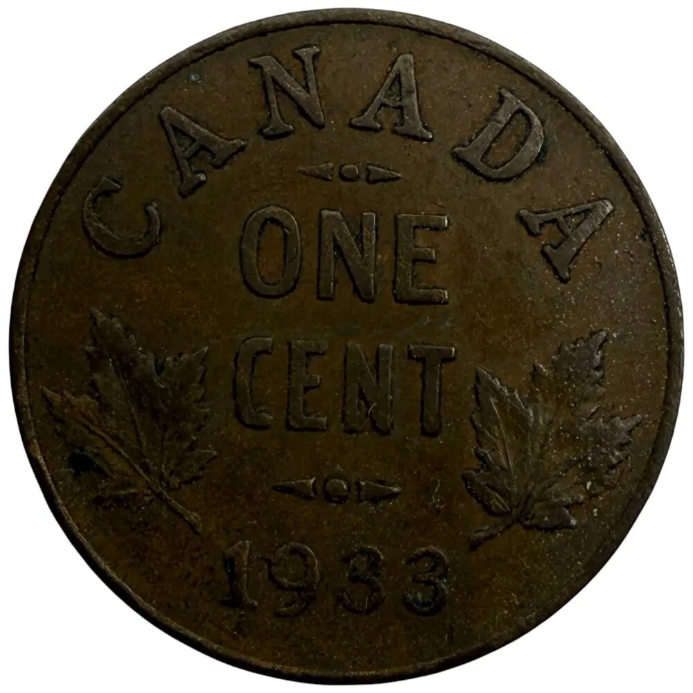 Канада 1 цент 1933 г.