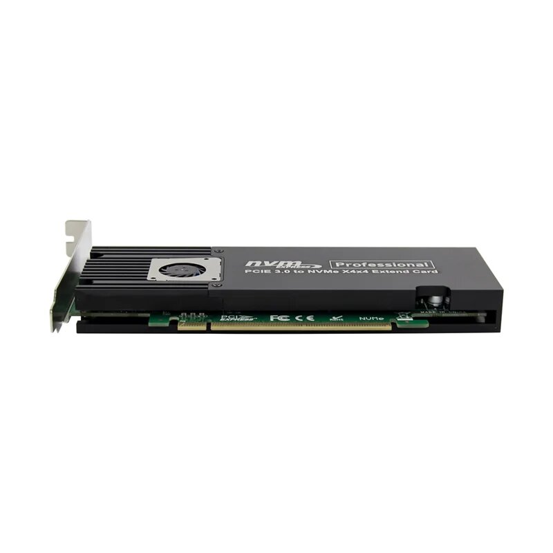 PCIe X16 ASM2824 4-портовый M.2 NVMe SSD адаптер