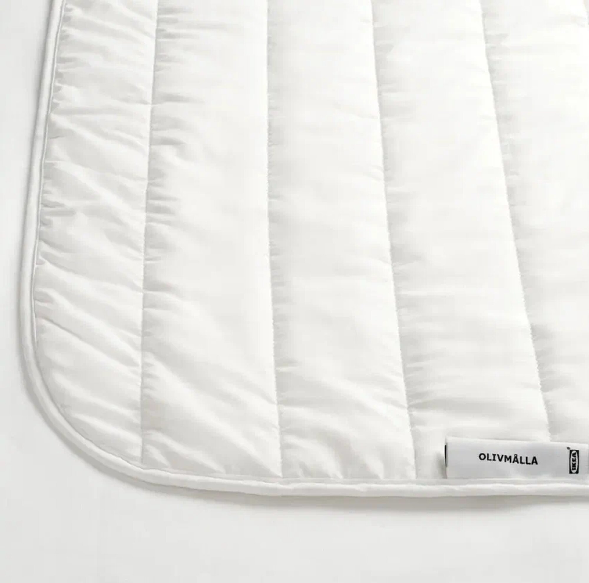 Одеяло Оливмолла Теплое OLIVMÅLLA 200х200, икеа, IKEA, белое.