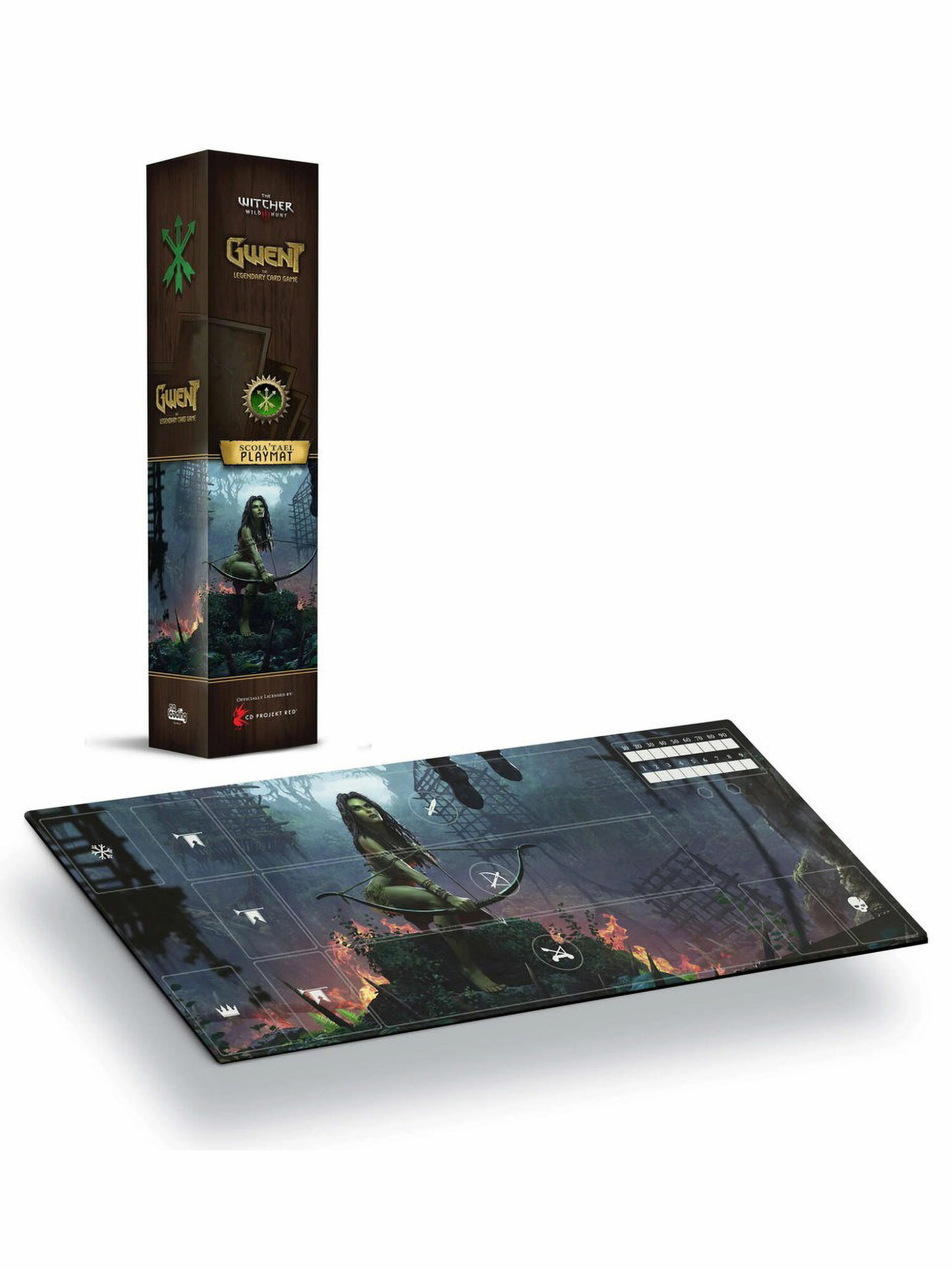 Игровое поле для настольной игры No Loading Games The Witcher 3 Wild Hunt: Gwent - Scoia'tael, 29 × 73 см