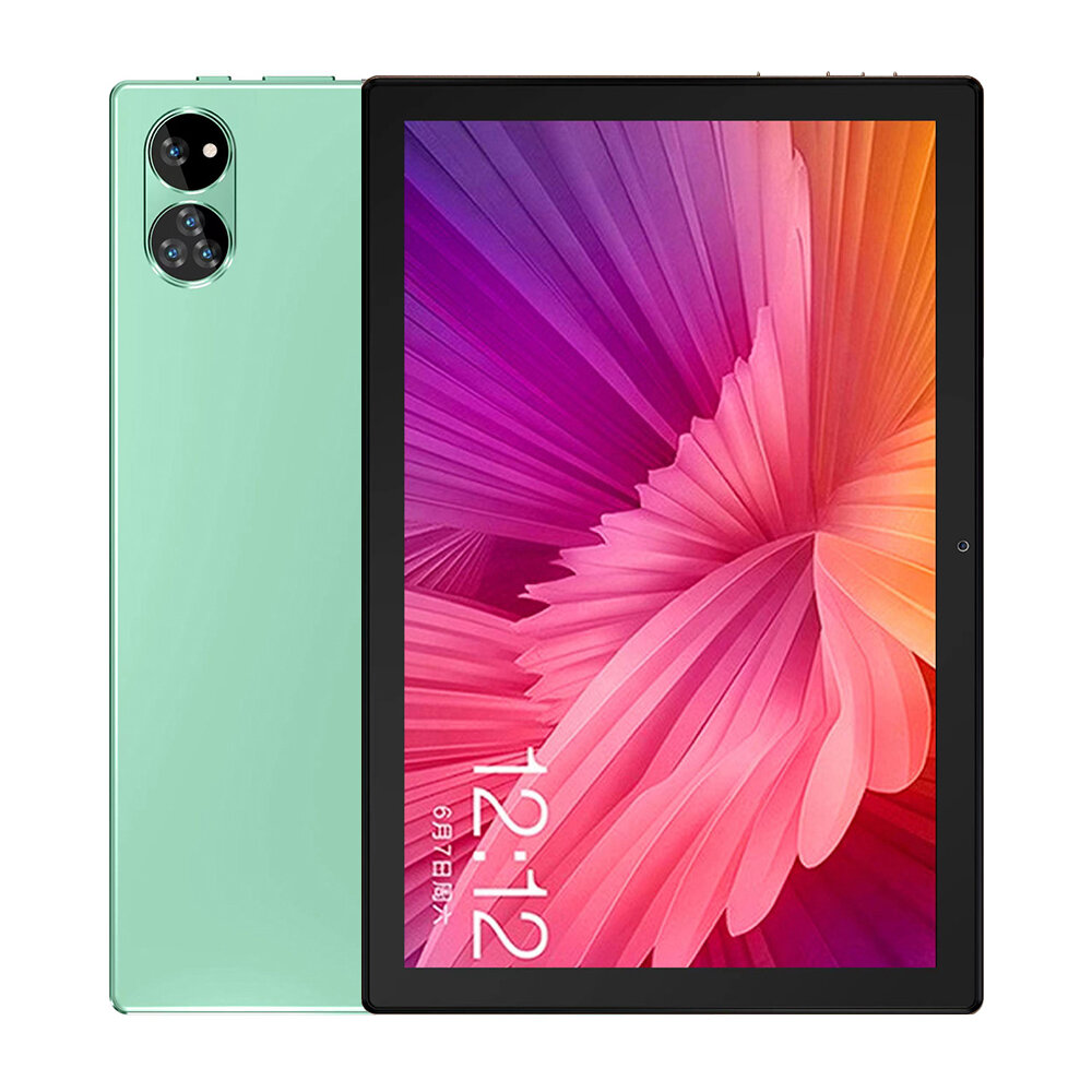 Планшет 10.1-дюймовый 1280*800 IPS сенсорный экран Android 13 8GB RAM 128GB ROM expandable memory 6000mAh батарея BT Dual Camera GMS WiFi Gold Green Blue Gray EU US UK AU Plug