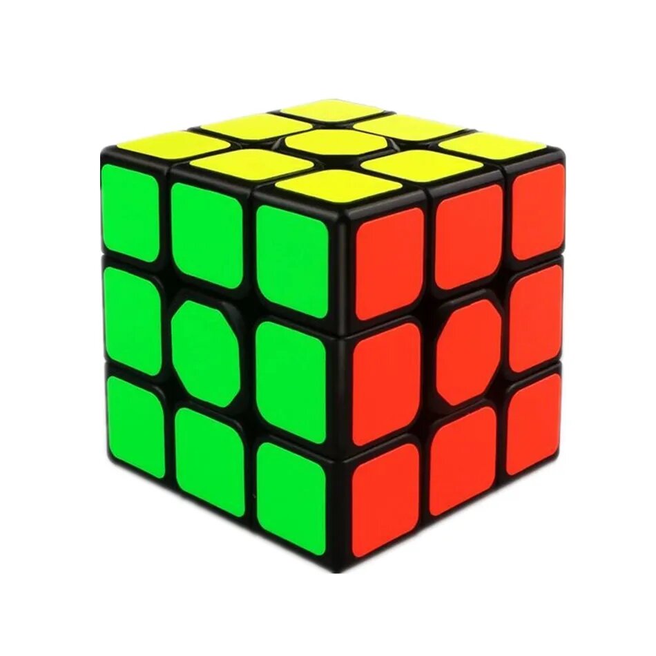 Кубик Рубика 3x3 Qiyi Magic Cube, черный