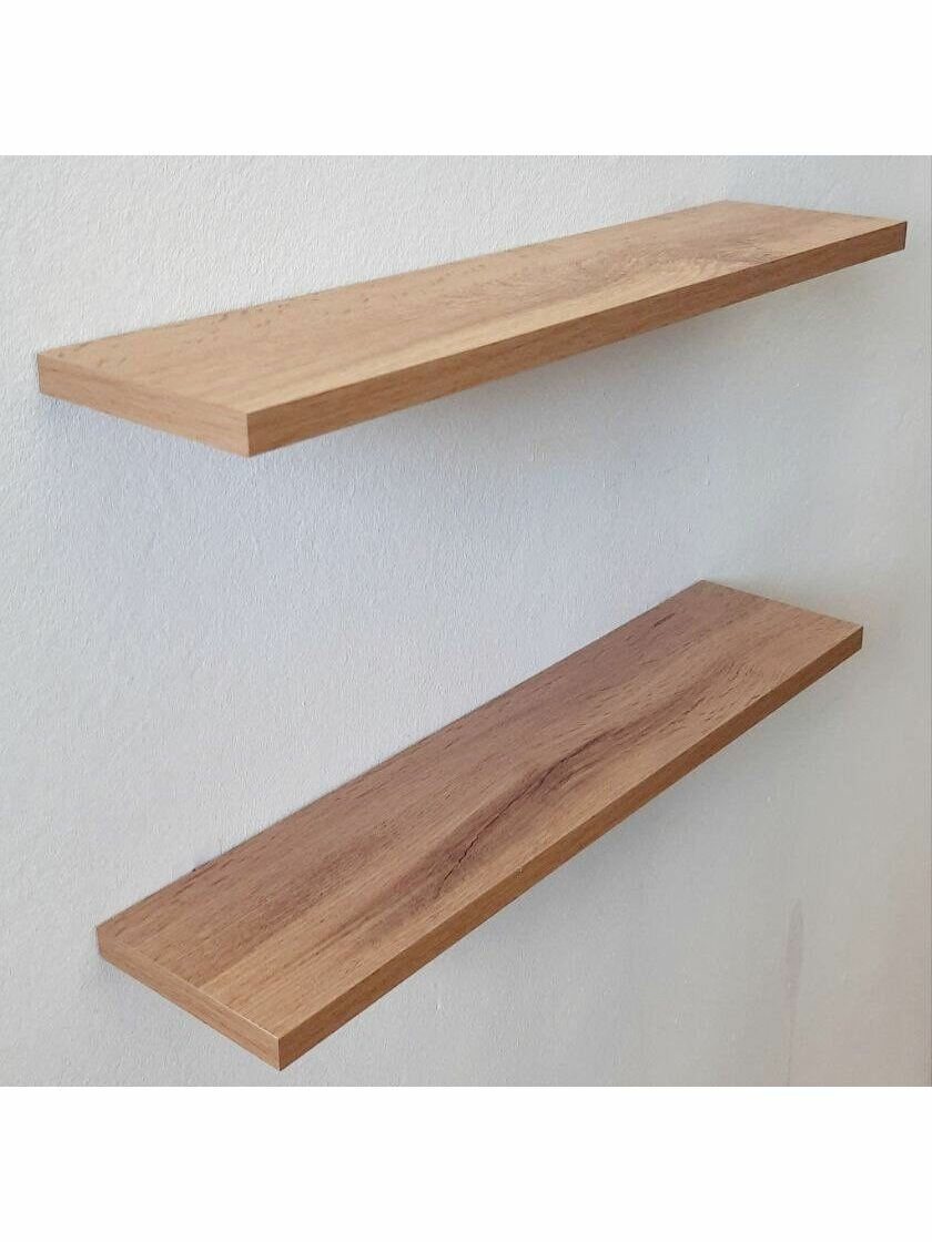 Полка навесная, 50х12 см, дуб вотан, 2 шт.