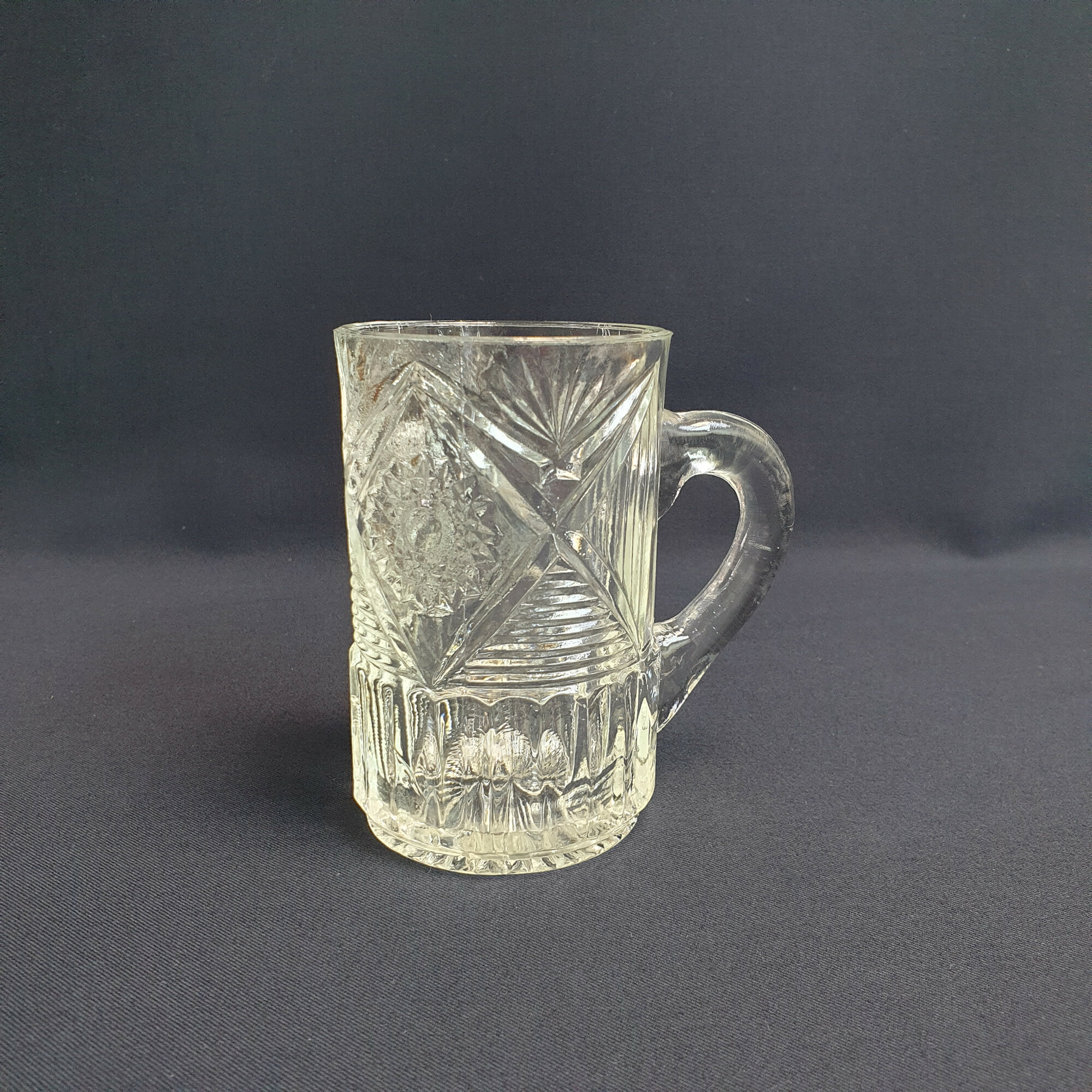 Кружка, стекло 250 мл, винтаж СССР