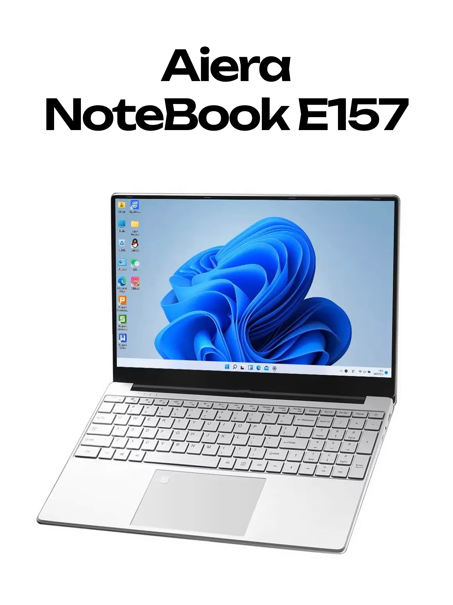 Ноутбук Aiera NoteBook E157 15.6", процессор Intel N5095, 16/512 Гб, серый