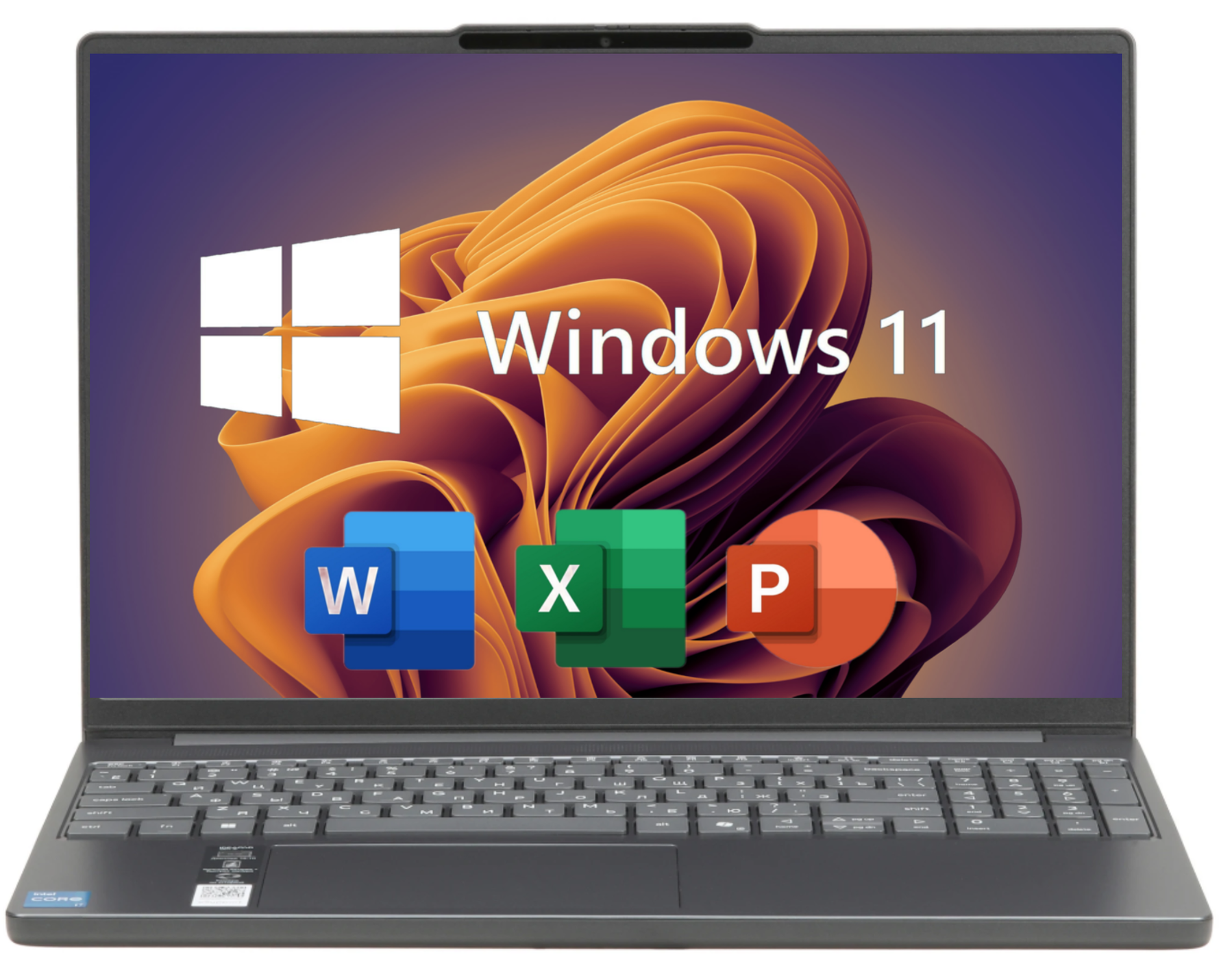 15.3" Ноутбук Lenovo IdeaPad Slim 3 Gen 10, Intel Core i7-13620H (5.0 ГГц), RAM 16 ГБ LPDDR5, SSD 512 ГБ, Windows 11 Pro , Luna Grey, Металлическая крышка , Русская раскладка