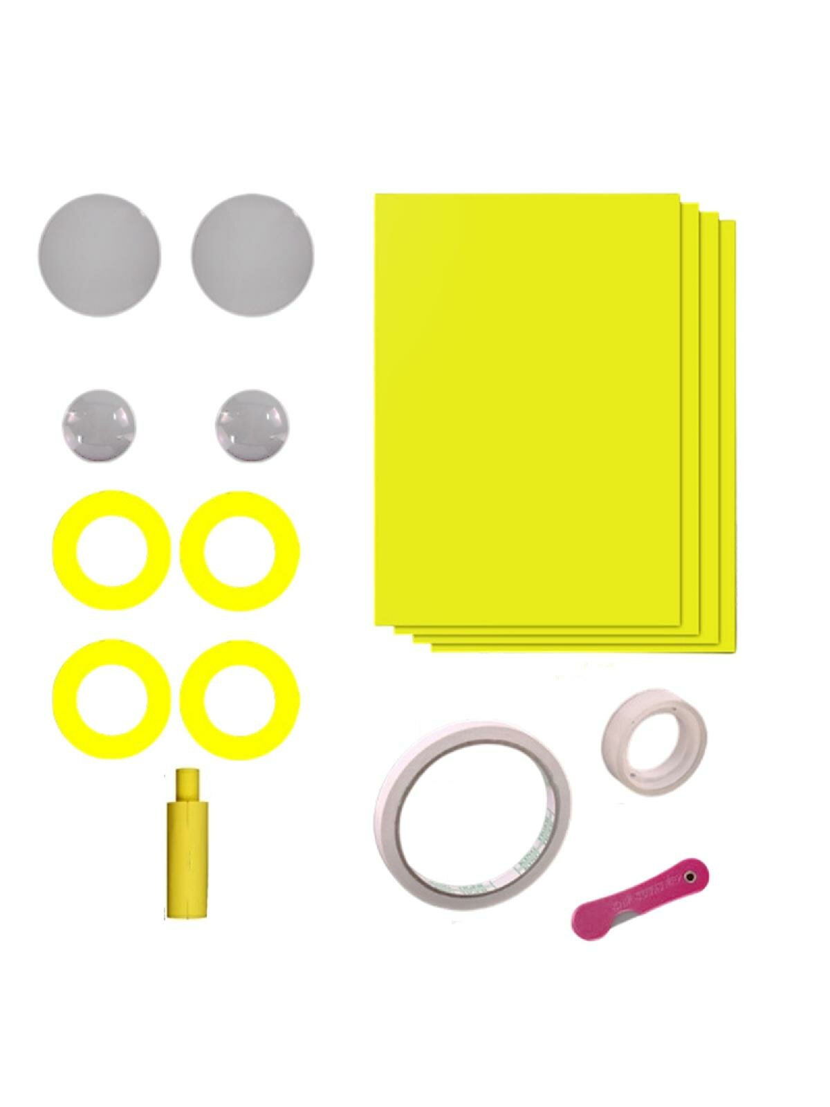 Обучающий набор для изготовления телескопа, набор для сборки телескопа из бумаги