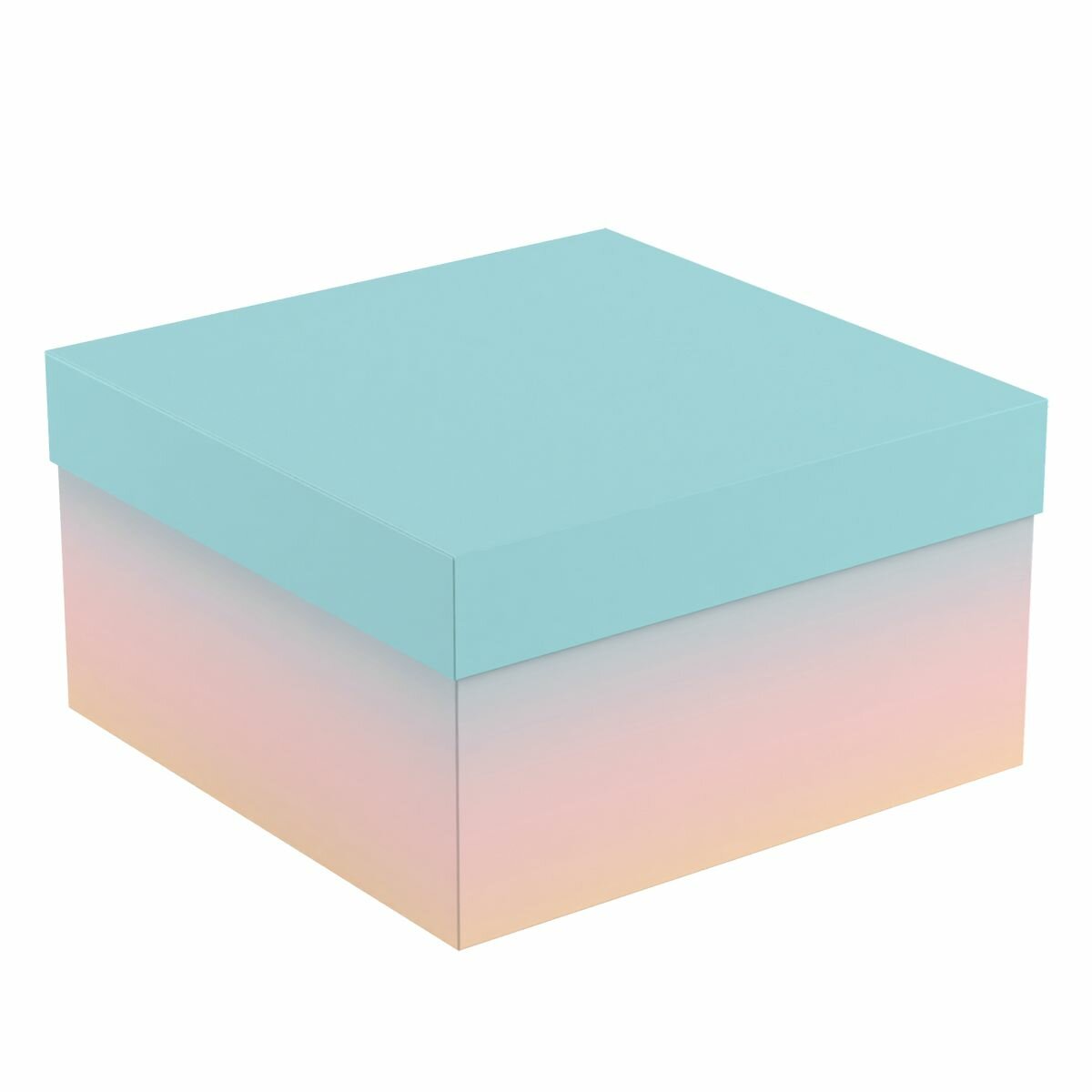 6 шт. Коробка складная подарочная MESHU "Gradient", (20*20*11см)