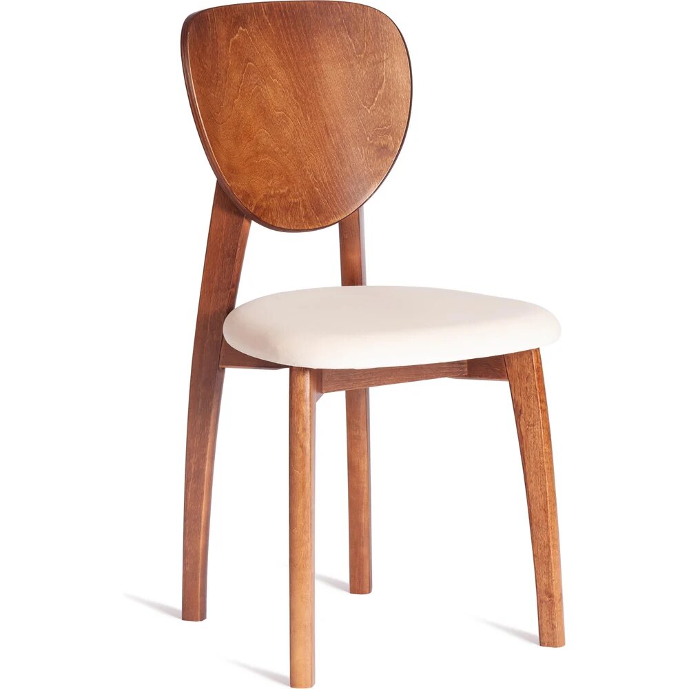 Стул DIAMANTE мягкое сидение, 42x42x85см, коричневый, ткань Tenerife Cream Tetchair 24691