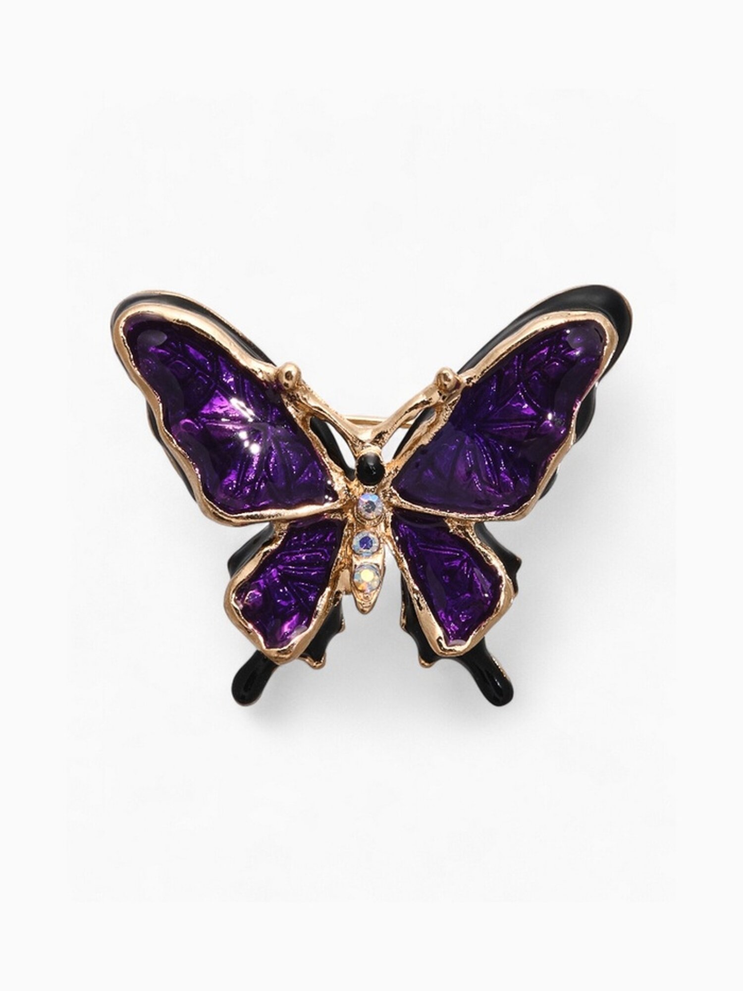 Брошь, стразы, эмаль