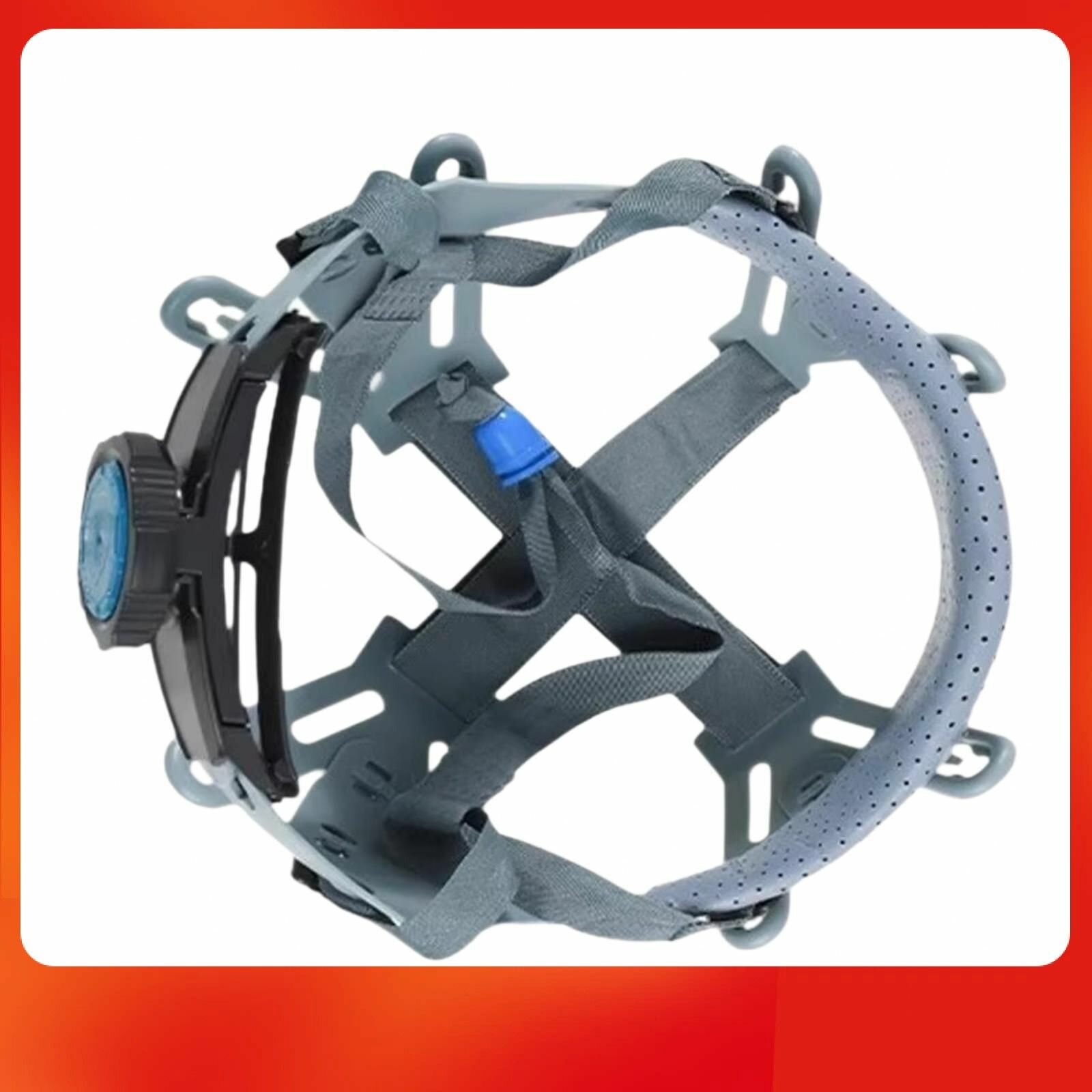 Запасная подвеска для каски с 8 точками крепления, храповик, регулировка, для круглых касок, легко устанавливается