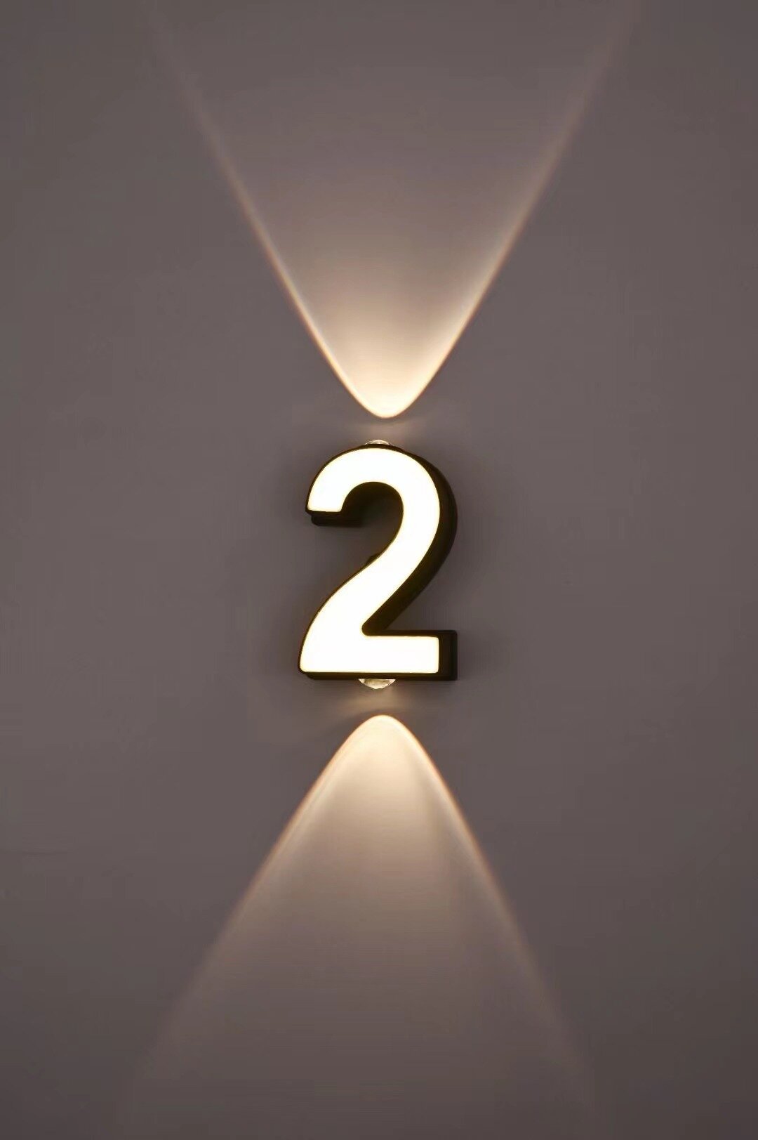 Скандинавская новая водонепроницаемая LED наружная креативная настенная лампа 0-9 цифровая лампа для наружного декора стен, дверная лампа для двора