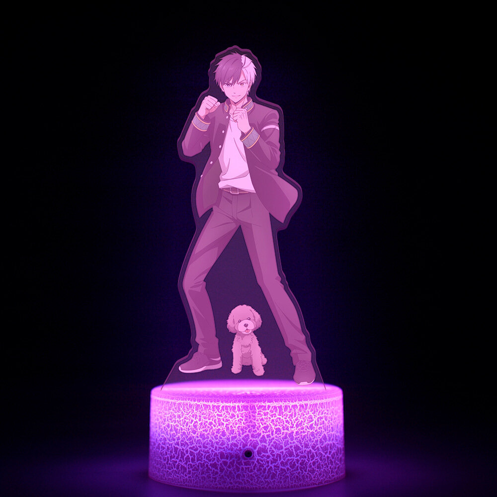 202616 Цветной пульт дистанционного управления ветроустойчивый колокольчик для мальчиков аниме периферия магазин Guzi акриловый светодиодный ночник оптовый источник