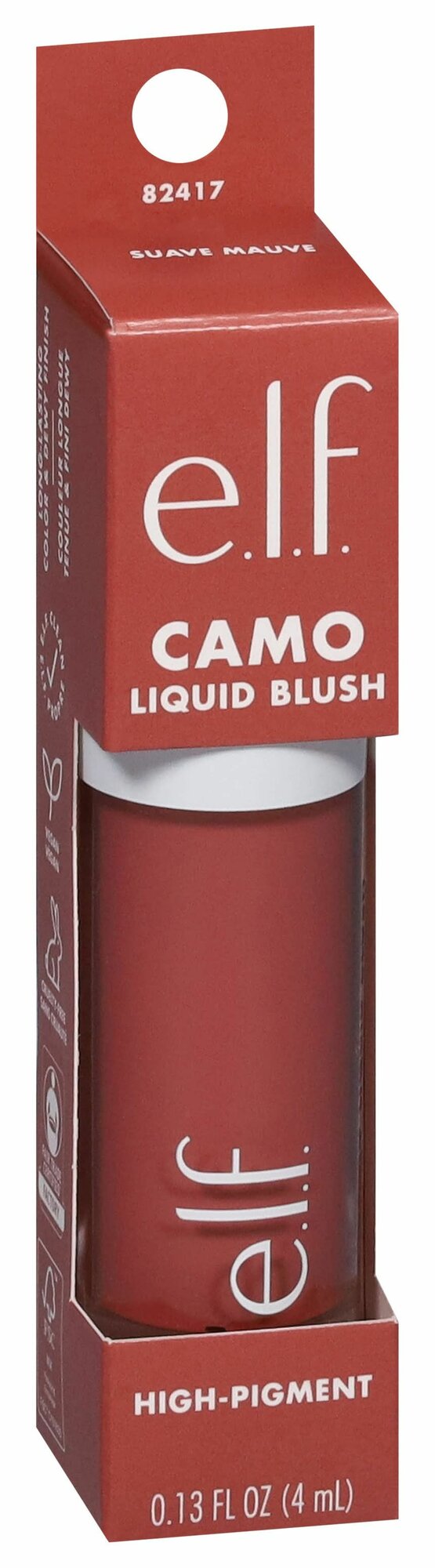 E. l. f. Жидкие румяна для лица Camo liquid Blush оттенок Suave Mauve 4 мл.