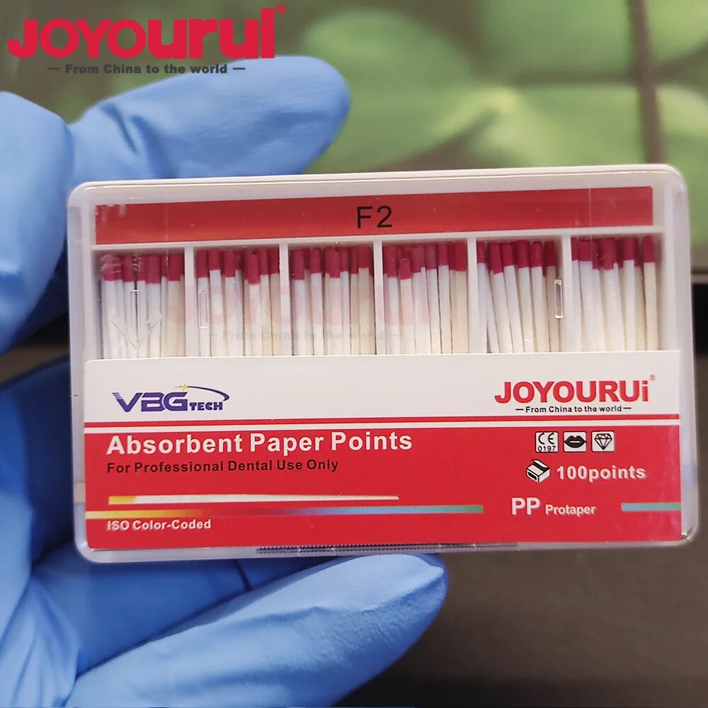 Бумажные точки для эндодонтии JOYOURUI GP04 PP02