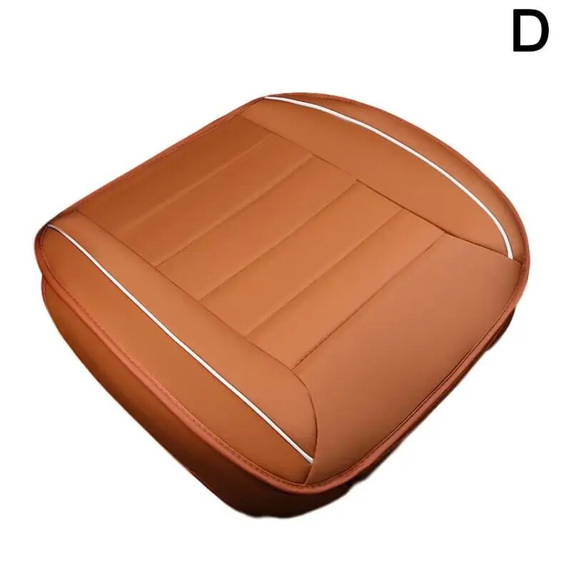 3D чехол на автомобильное сиденье из искусственной кожи, дышащий коврик для авто, чехол, подушка, аксессуары для автомобильного стула, универсальный защитный чехол для сиденья Orange