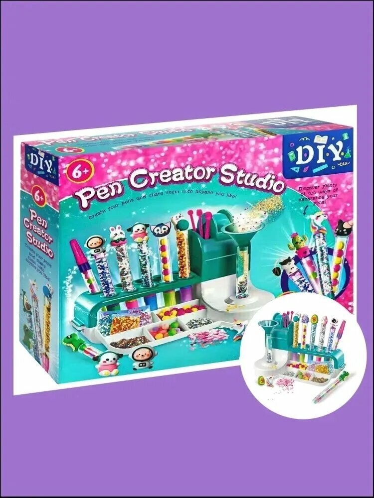 Pen creator studio Дети с волшебным зыбучим песком ручной работы делают костюмы и игрушки