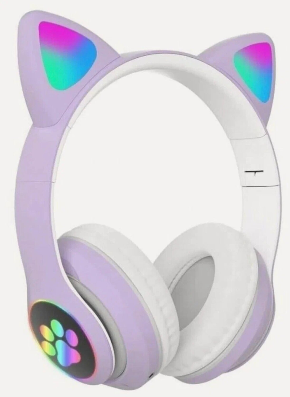 Детские наушники Cat STN-28 с RGB-подсветкой и Bluetooth 5.0