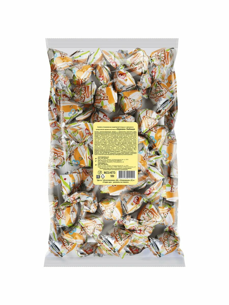 Конфеты Коровка любимая кремовая 1000 г