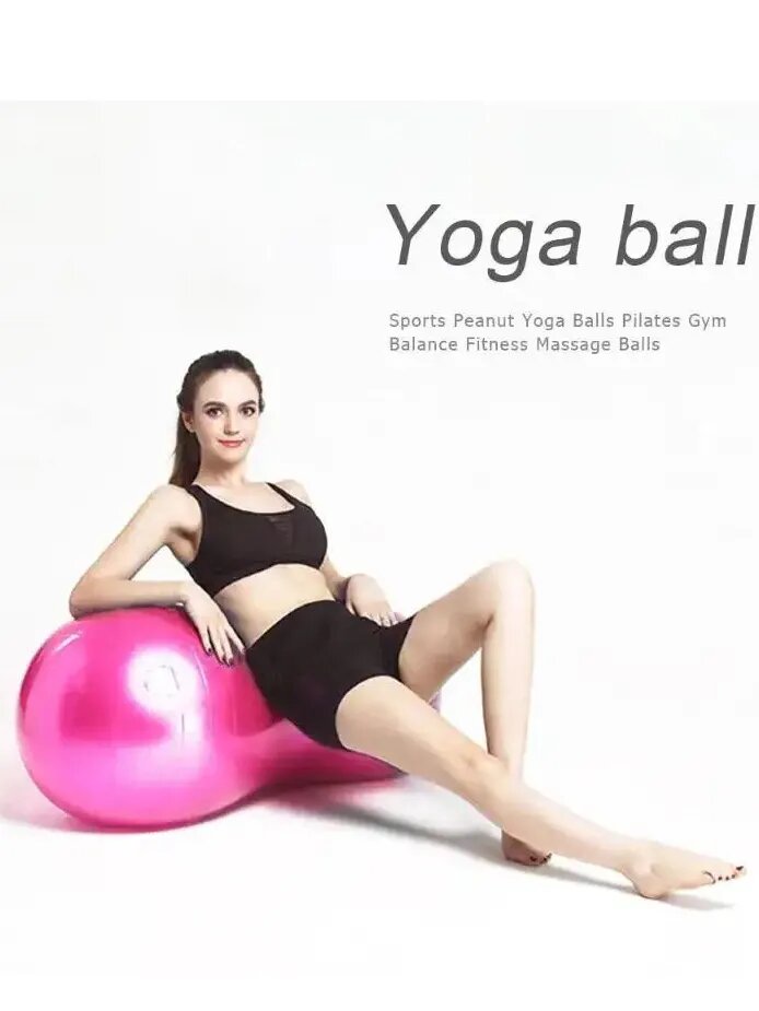 Фитбол Starfit, 1000 г, 50 см, фиолетовый, гимнастический, максимальная нагрузка 100 кг — фото 1