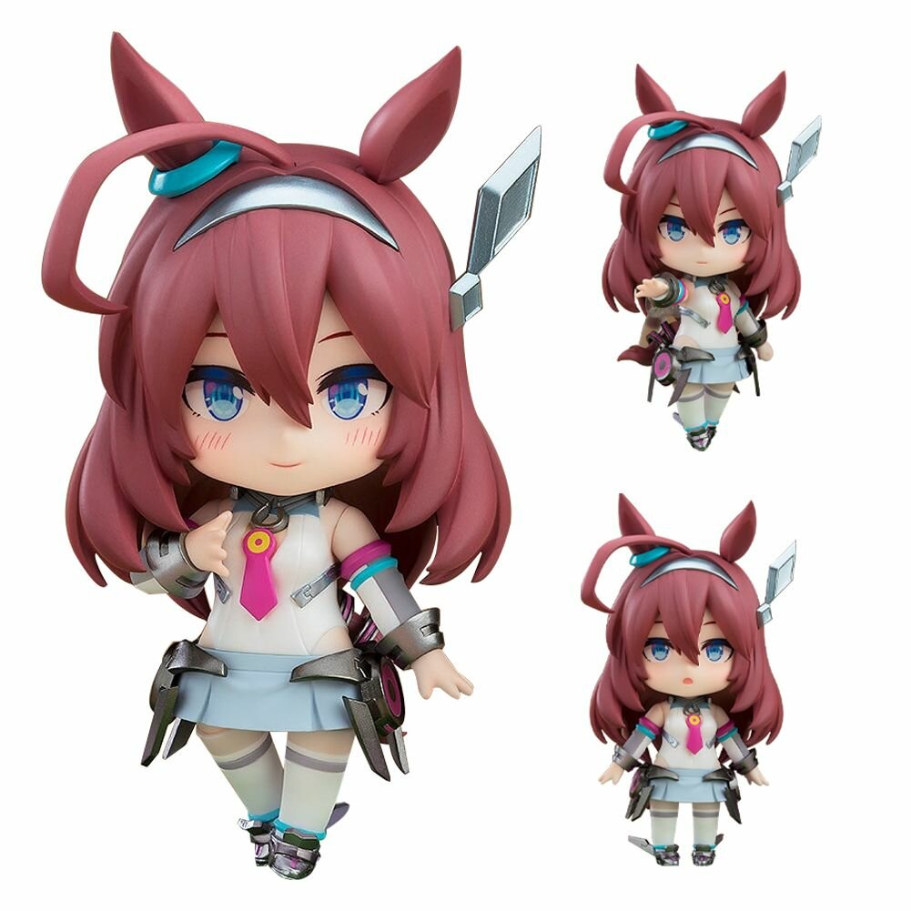 Фигурка Умамусуме: Красотка Дерби Михоно Бурбон /Umamusume: Pretty Derby Mihono Bourbon Removable Q version figurine Подарки для болельщиков (10 см) 2665