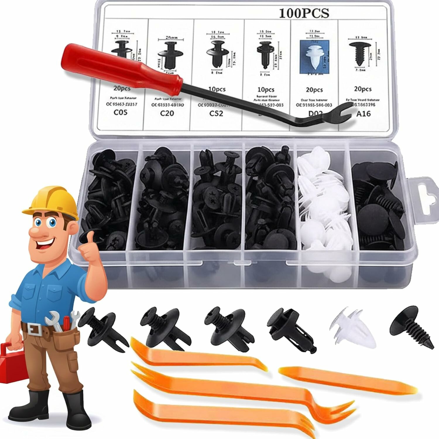 Универсальный набор расширительных винтов - набор универсальных расширительных винтов для автомобилей, C05 C20 C32 B01 D