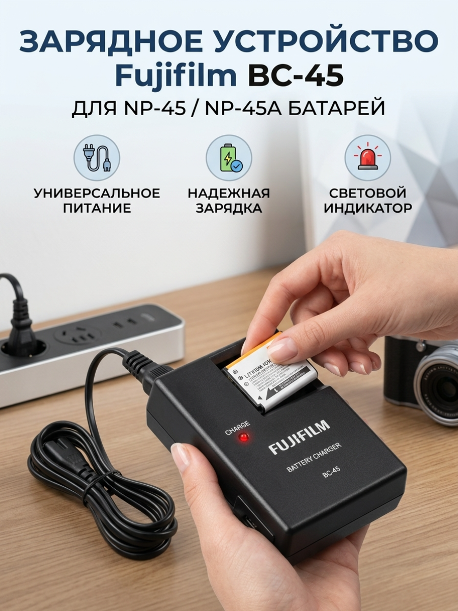Зарядное устройство для фотоаппарата  Fujifilm BC-45 для NP-45