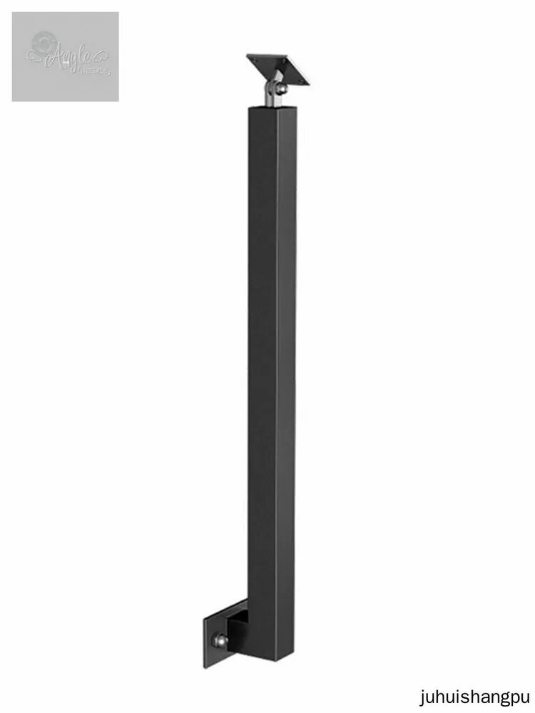 Кованая стойка для лестничных перил с боковым креплением, элегантное ограждение для крыльца, балкона и интерьера, деревянный поручень, антикоррозийная стальSHENG
