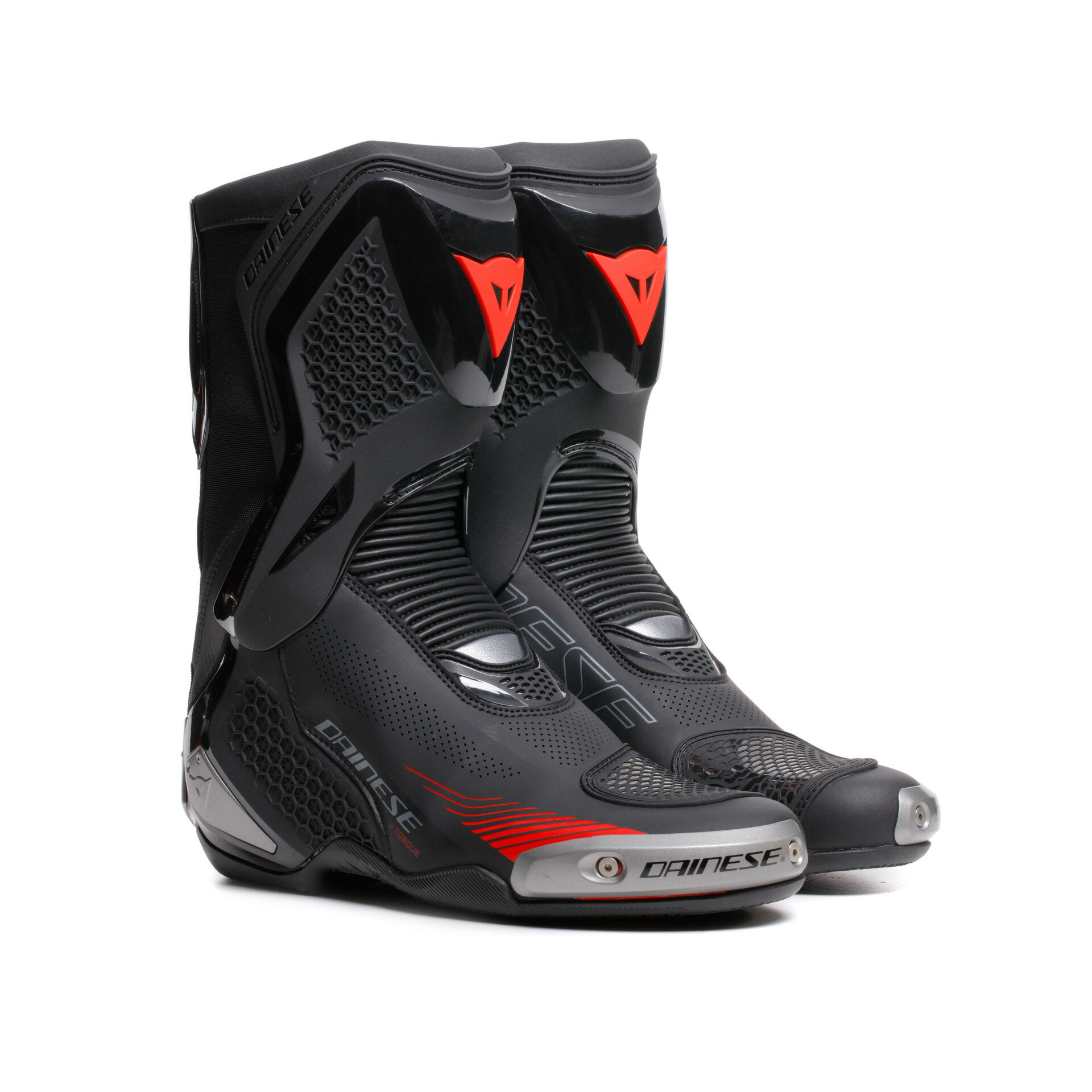 Мотоботы Спортивные Мужские Dainese Torque 4 Air Black/Lava-Red, 42