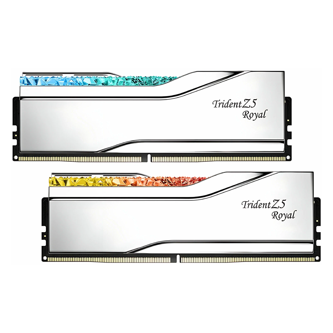 Модуль памяти G.SKILL TRIDENT Z5 ROYAL RGB DDR5 32GB (2x16GB) (F5-6000J2836G16GX2-TR5S) белый