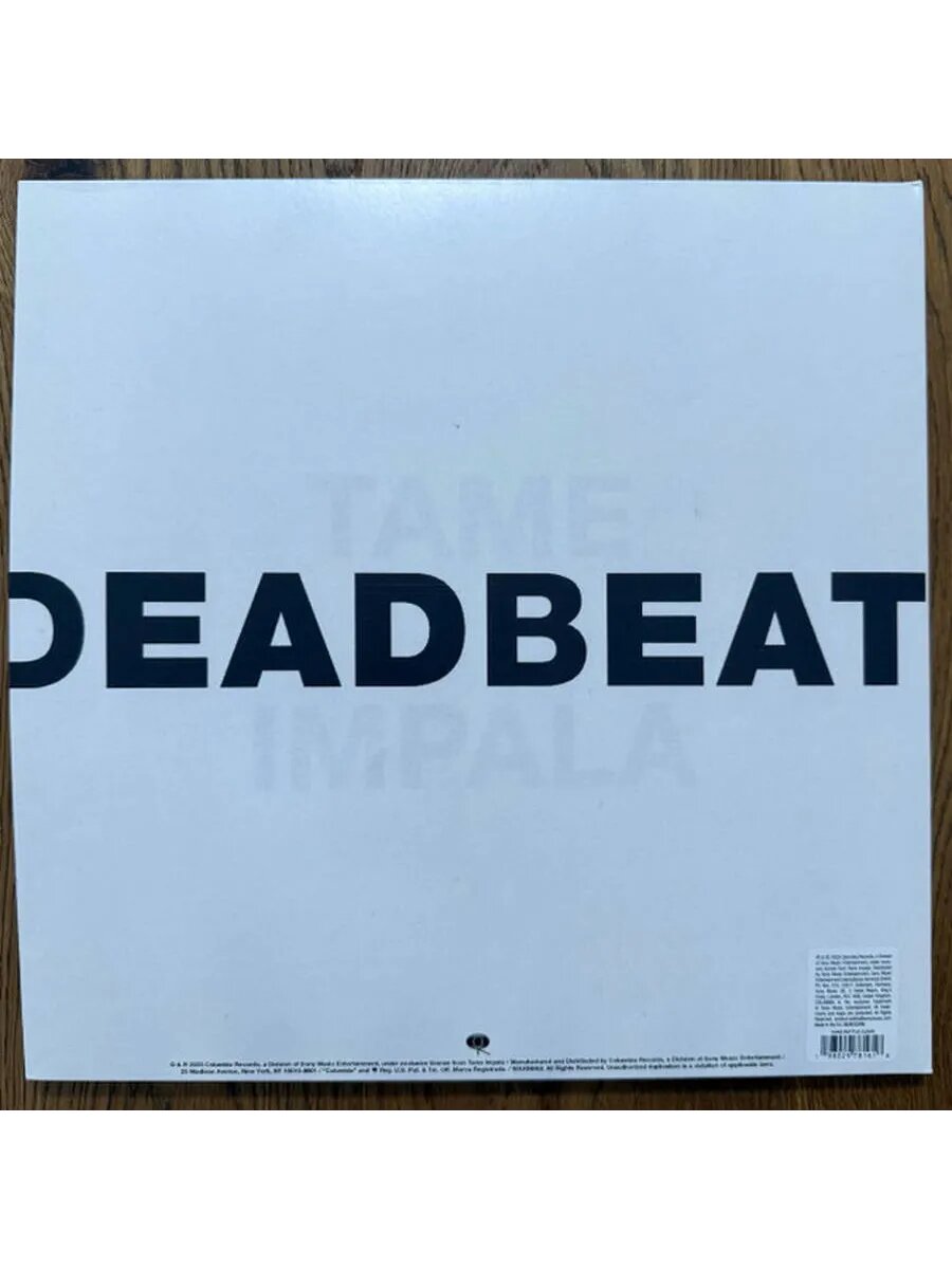 Tame Impala - Deadbeat (2LP bottle clear) — фото 1