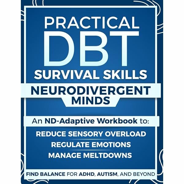Practical DBT Survival Skills for Neurodivergent Minds: An ND-Adaptive Workbook to Manage Meltdowns, Regulate Emotions, Reduce Sensory Overload and Find Balance for ADHD, Autism, and Beyond，печатная книга переиздания