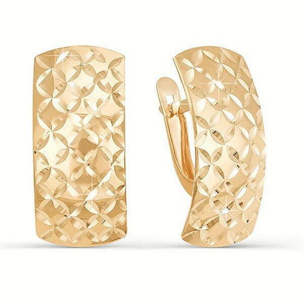Серьги JEWELIN, красное золото, 585 проба