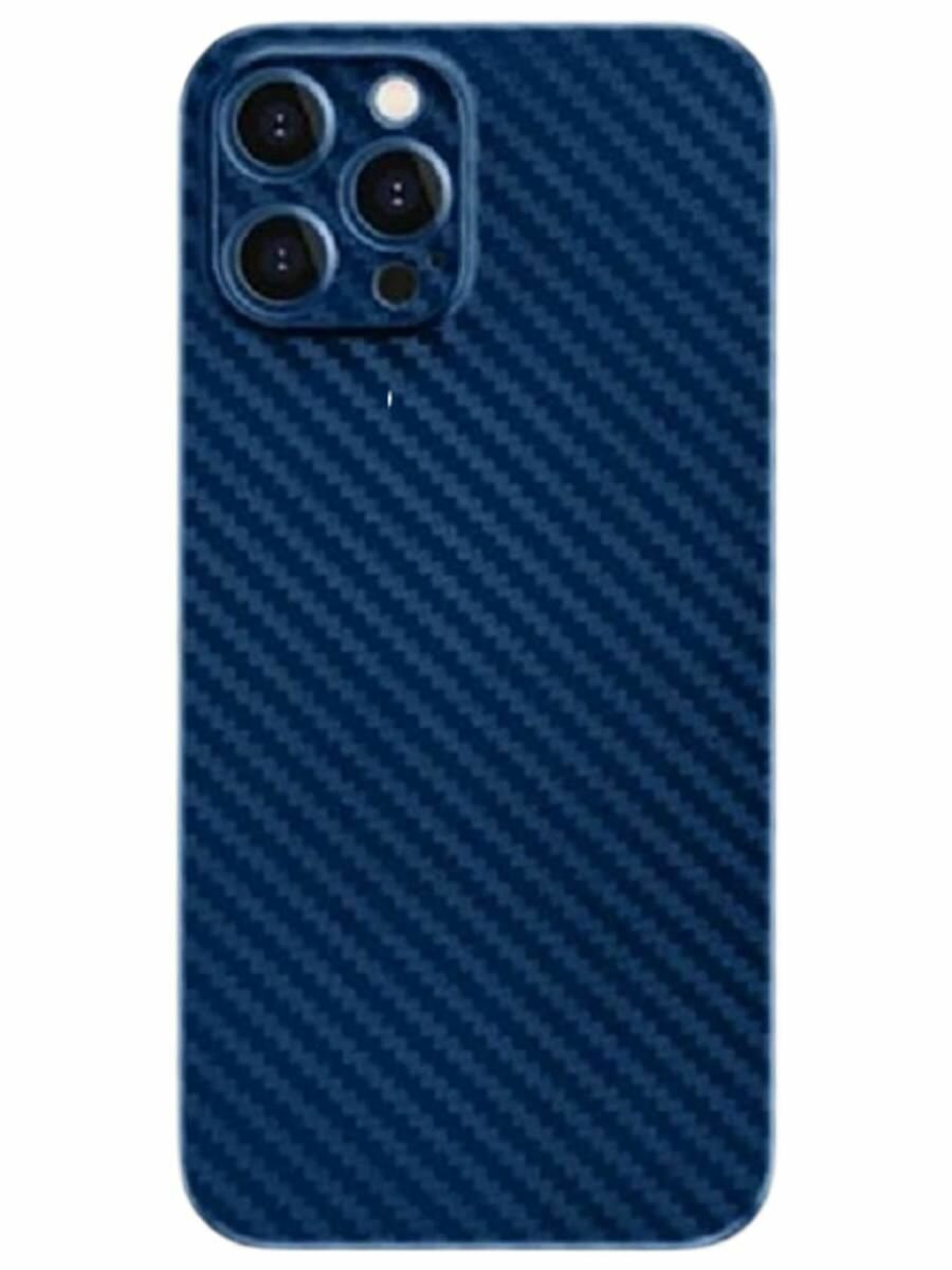 Чехол на iPhone 12 Pro, Air Carbon ультратонкий пластик, синий