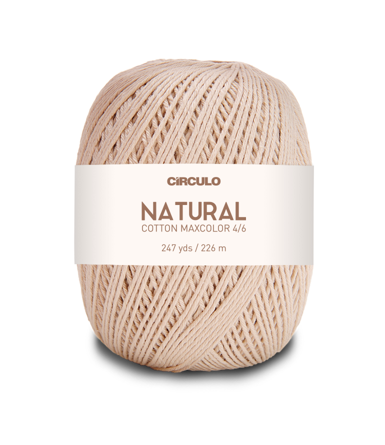 Пряжа CiRCULO NATURAL MAXCOLOR 6, 100% хлопок, 200гр. 226м, цвет 7684