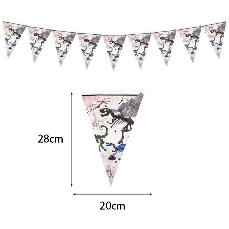 Одноразовый набор посуды Dinosaur Party joy-enlife 1set banner B