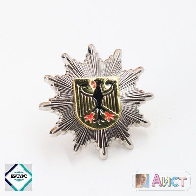 Герб Германии металлический значок ретро