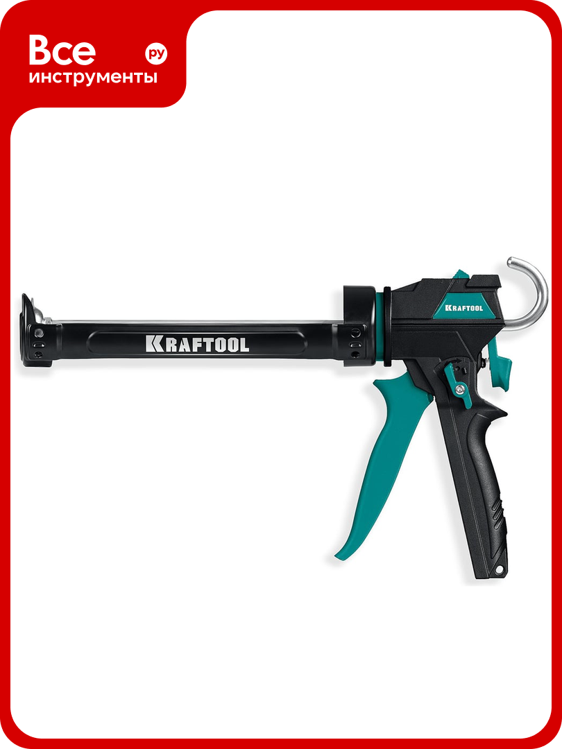 Универсальный закрытый пистолет для герметика 310 мл KRAFTOOL Ultra 06679