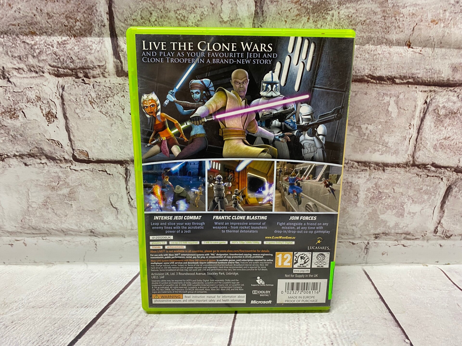 Диск X-Box 360 Star Wars The Clone Wars — фото 1