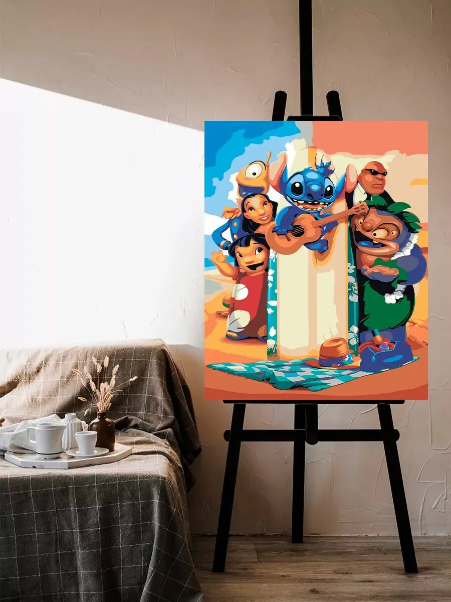 Картина по номерам Лило и Стич Lilo & Stitch Мультсериал