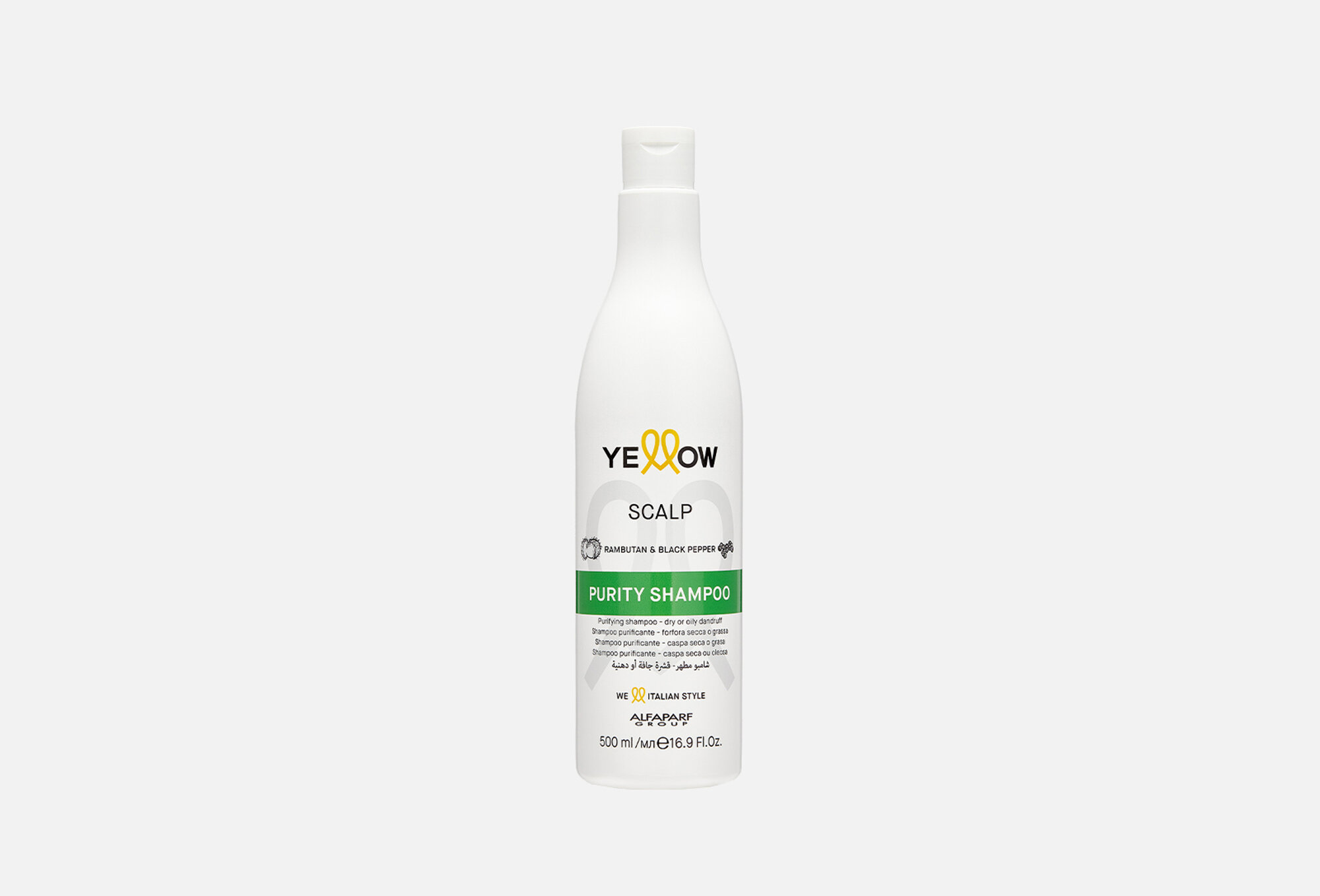 Шампунь против перхоти YELLOW PROFESSIONAL PURITY SHAMPOO 500 мл