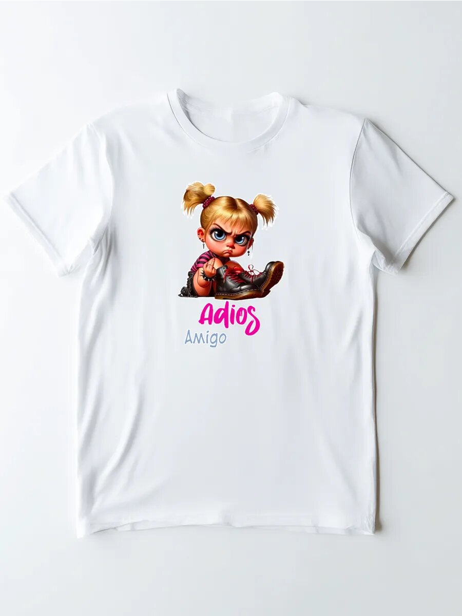 Футболка Adios amigo прощай друг мой