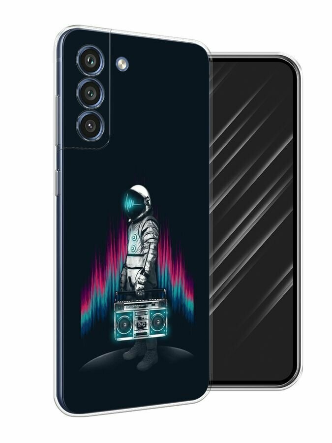 Чехол на Samsung Galaxy S21 FE 5G / Самсунг Галакси S21 FE с принтом "Космическая вечеринка"