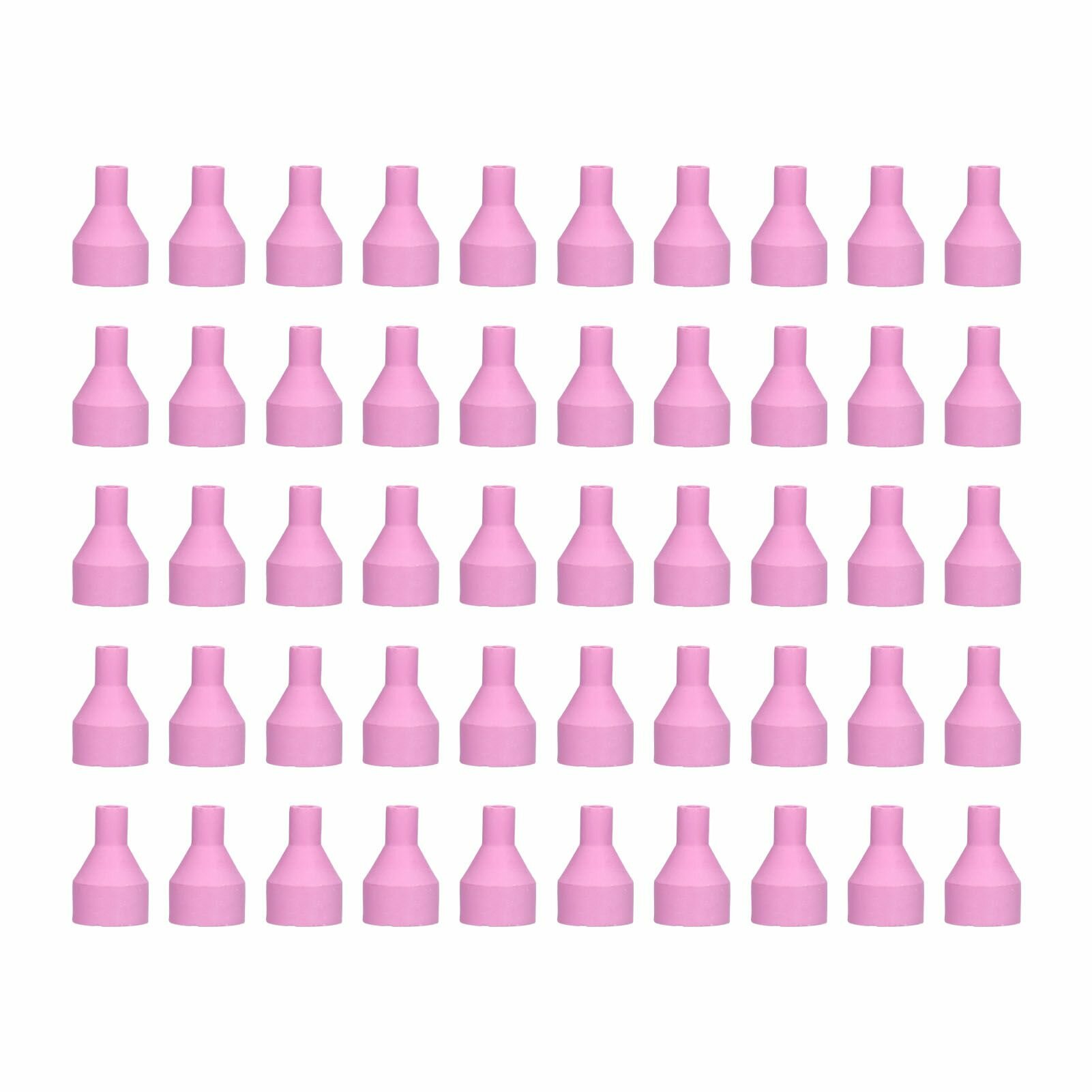 50 шт, керамическая насадка для чашки, газовая линза, щит, расходные материалы, аксессуары для сварочной горелки QQ150 TIG, 4 мм